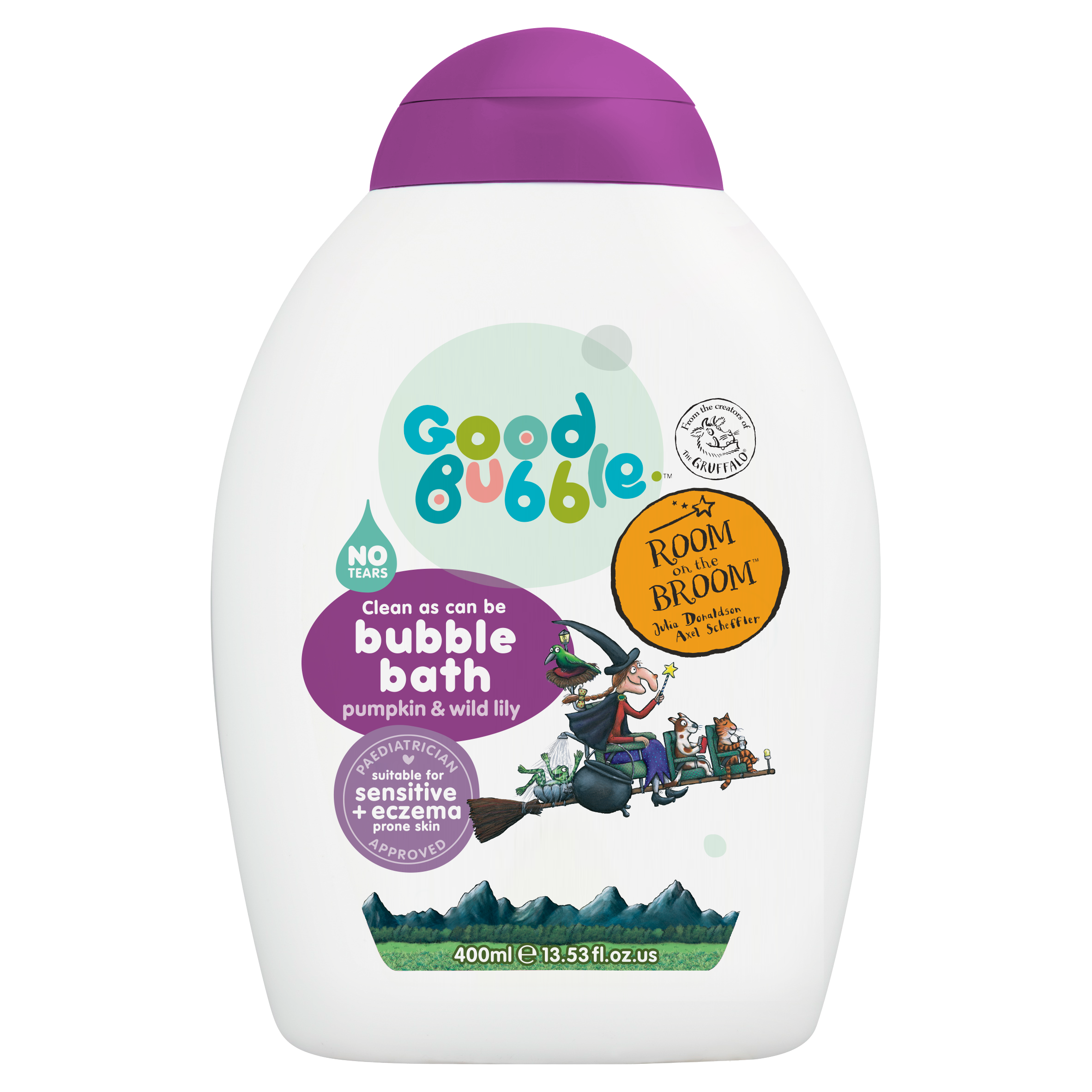Room on the Broom Pumpkin and Wild Lily Bubble Bath 400ml – Good Bubble