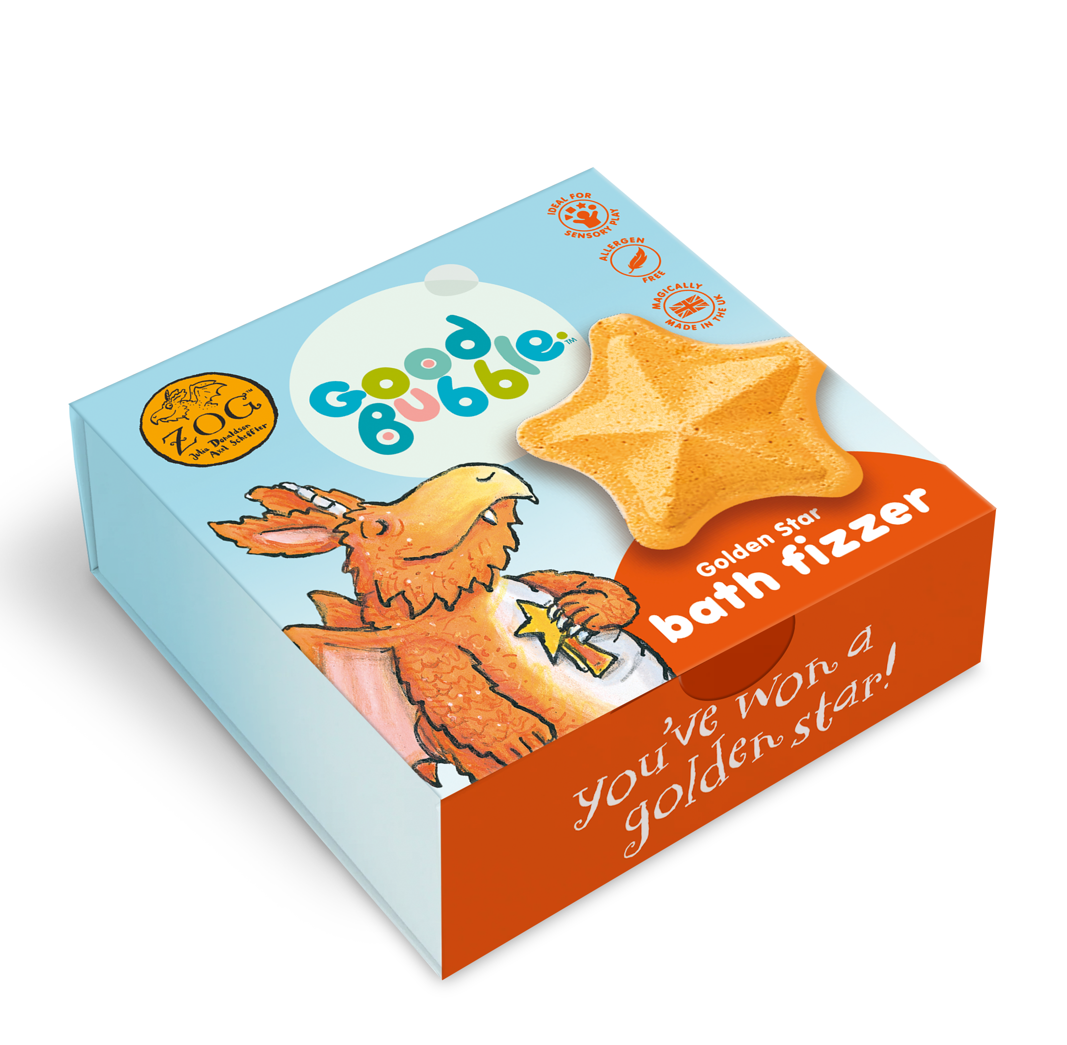 Zog Golden Star Bath Fizzer (Single) – Good Bubble